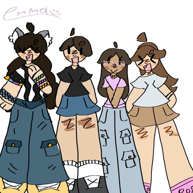 Me and my friend group - ibisPaint