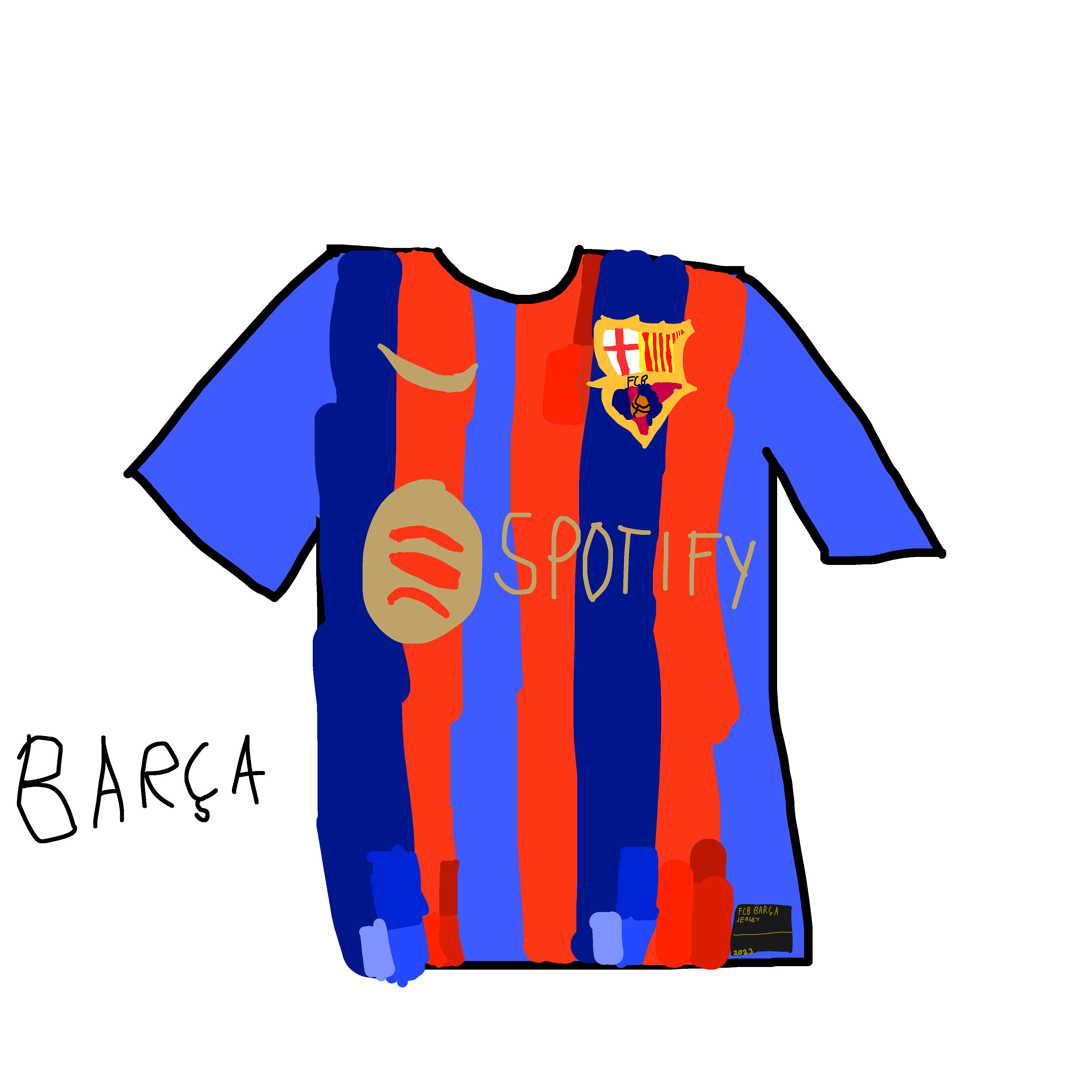 Barça jersey - ibisPaint