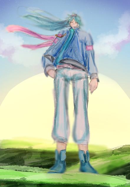 Chris is waiting - ibisPaint