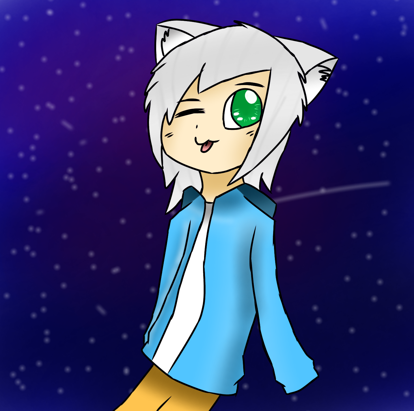 SpeedPaint #1 For Smol Cross Chara - ibisPaint