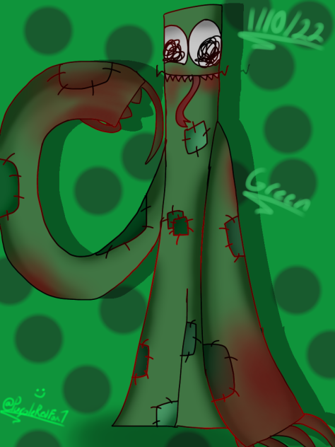 Green the blind man - ibisPaint