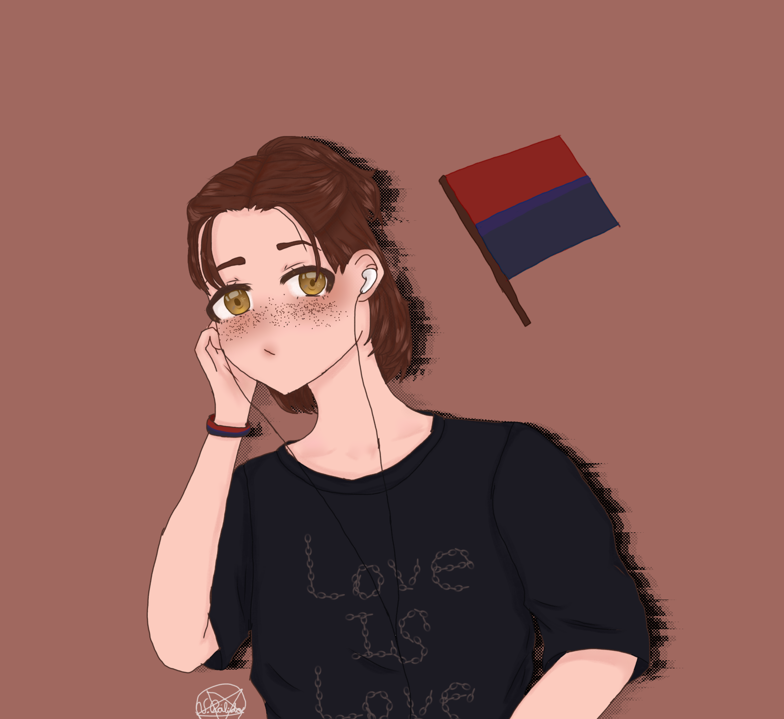 Bisexual pride - ibisPaint