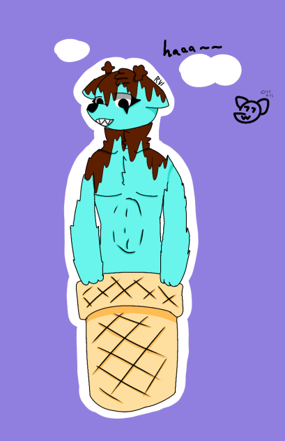 extraños fetiches con el helado 7w7 - ibisPaint