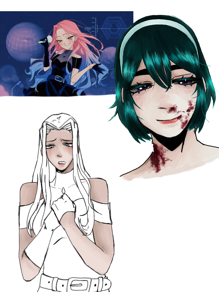 mizi and sua wip almost done - ibisPaint