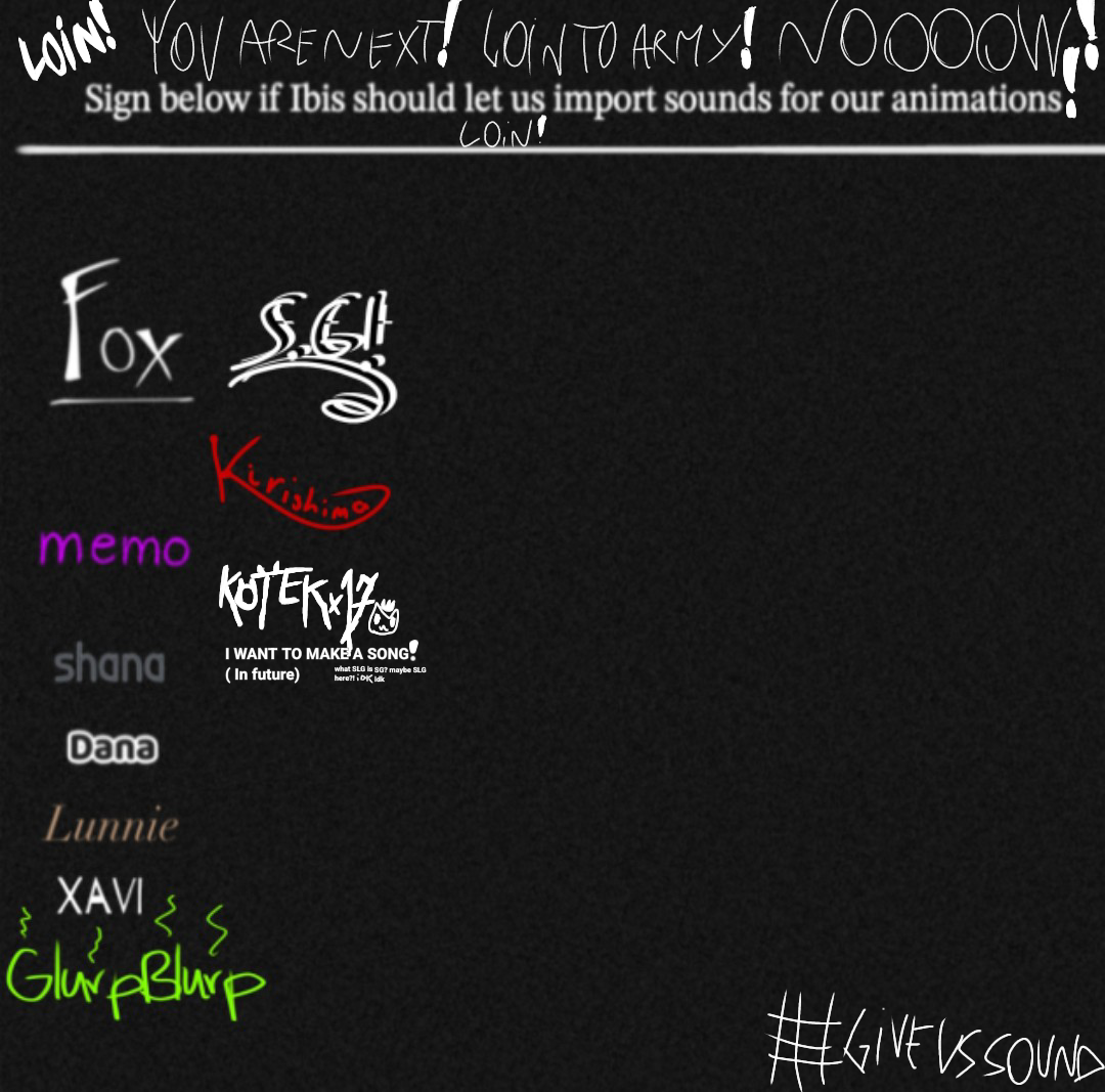 GIVE US SOUNDS! - ibisPaint