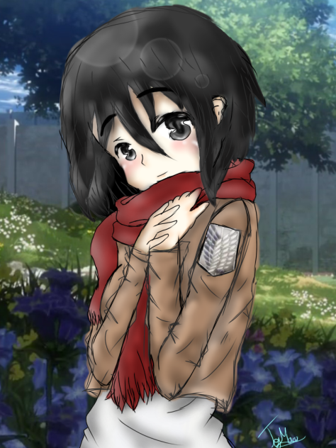 Speed Art- Mikasa Ackerman (SNK) - ibisPaint