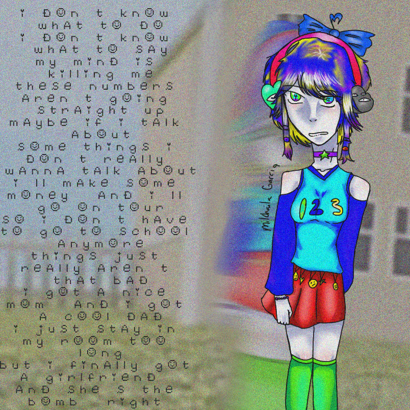 Numbers glow up - ibisPaint