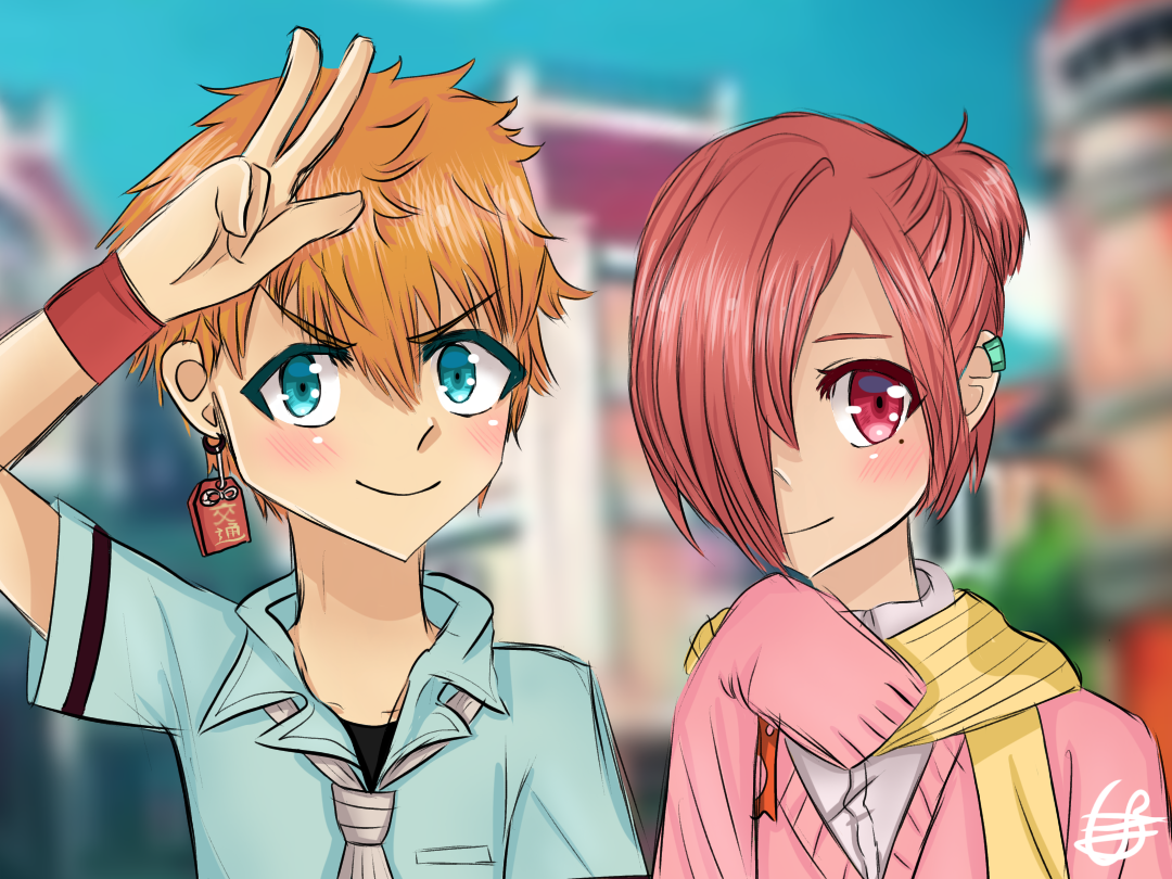 Kou and Mitsuba! - ibisPaint