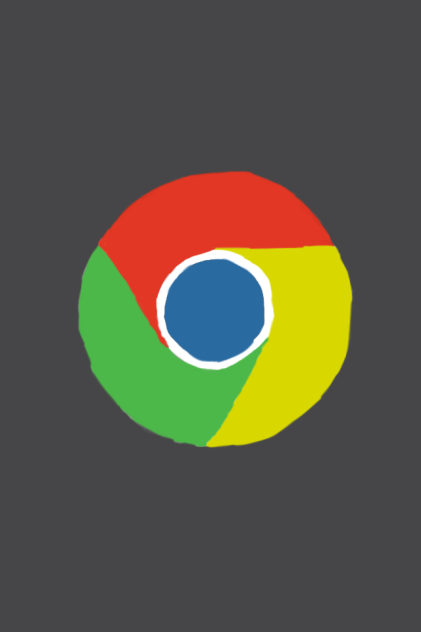 I've painted Chrome icon - ibisPaint