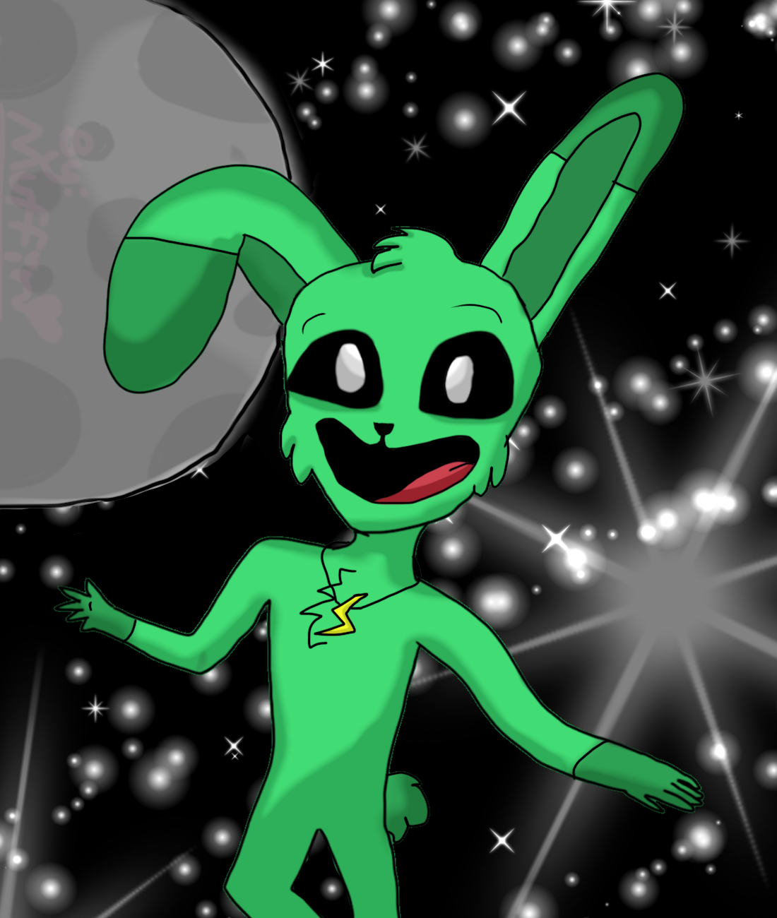 LETS HOP TO THE MOON Ft Hoppy Hopscotch - ibisPaint