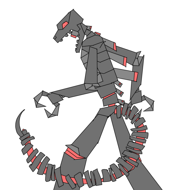 Monsterverse (MV) MechaGodzilla - ibisPaint