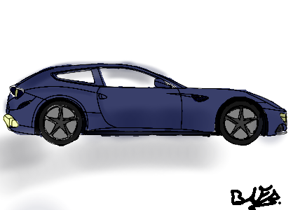 sports car - ibisPaint