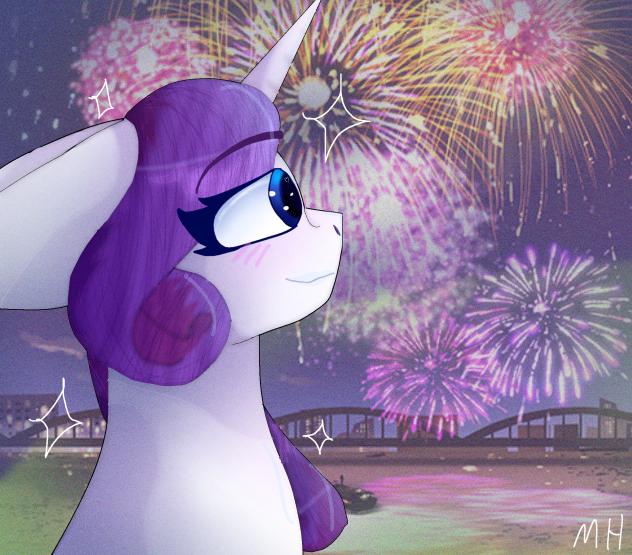 Fireworks flaming Mlp 🎆 - ibisPaint