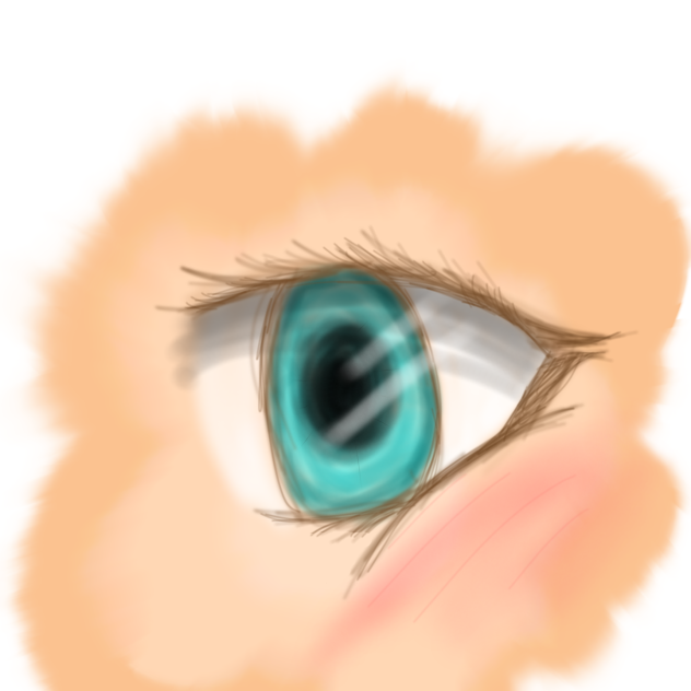 olhos azuis - ibisPaint
