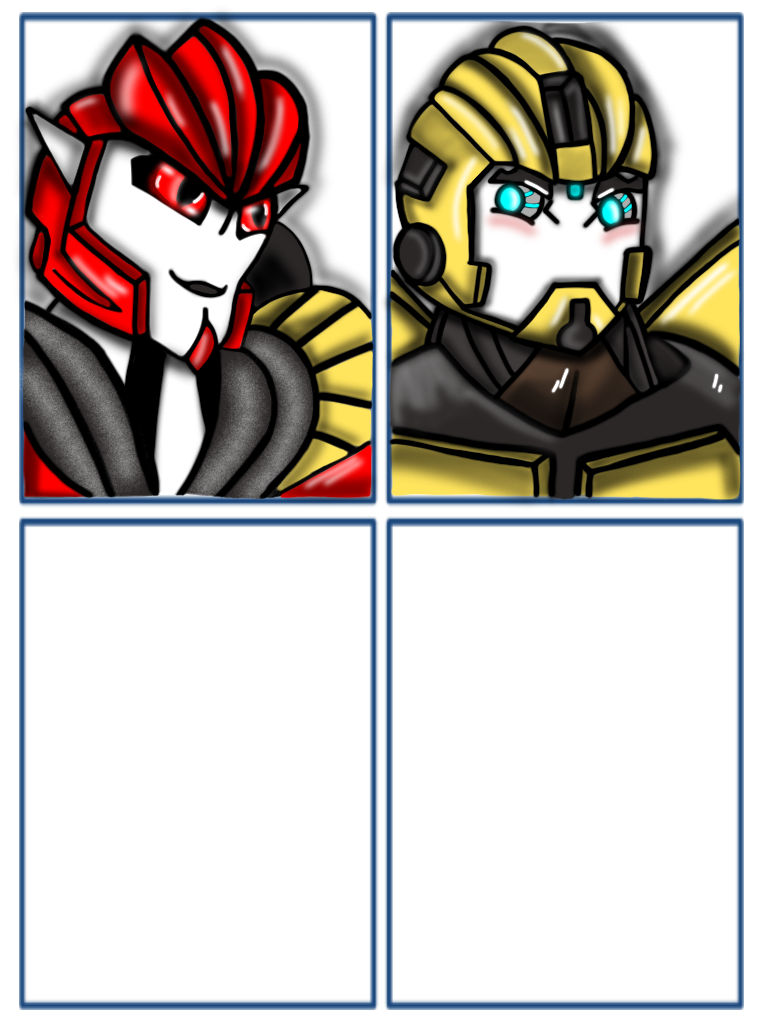 knockout and bumblebee - ibisPaint