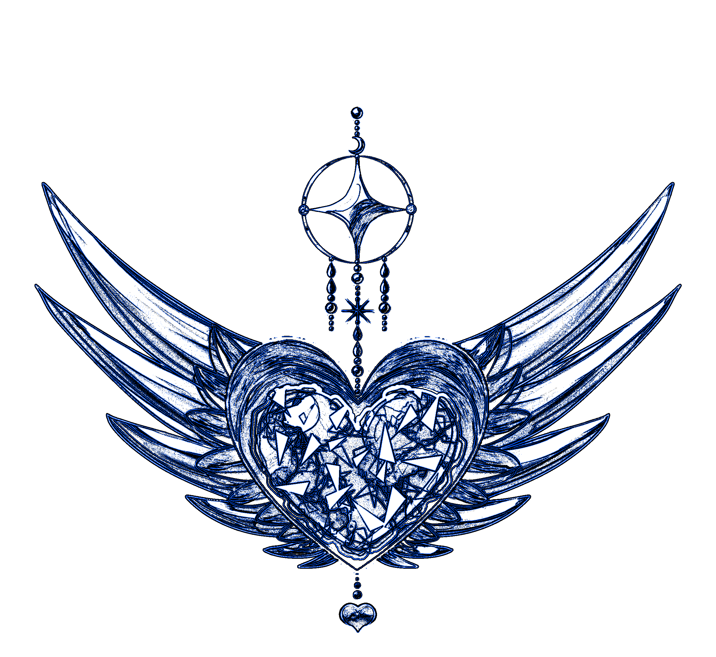 Dark Angel Charm Ink - ibisPaint