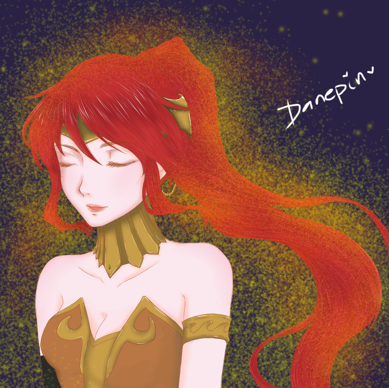 Pyrrha Nikos - RWBY Digital paint Fanart - ibisPaint