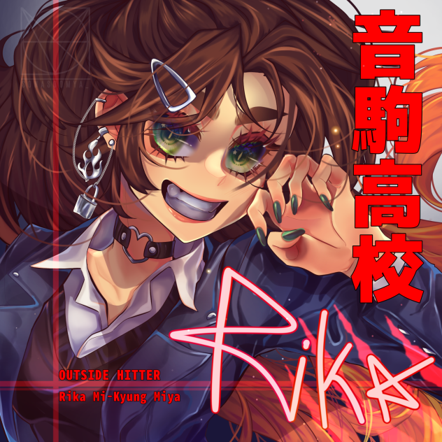 Haikyuu! OC - Rika Mi-Kyung Miya - ibisPaint