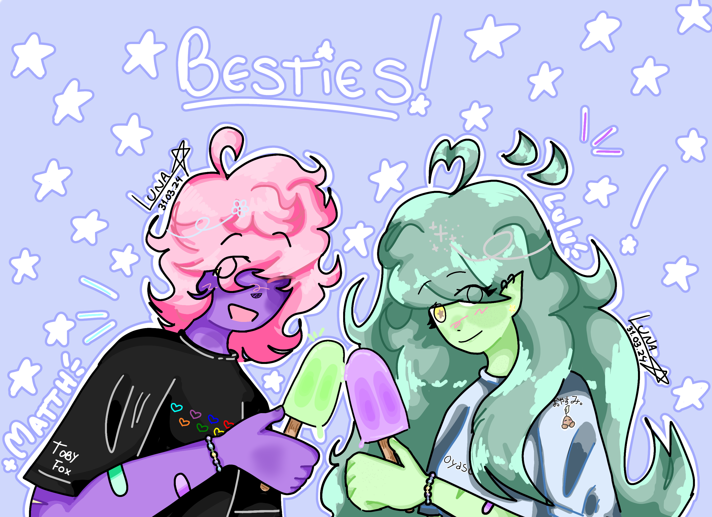 A Matching PFP of the besties! - ibisPaint