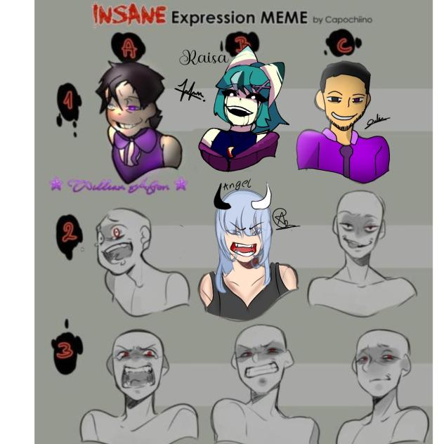 Insane Expression Collab - ibisPaint
