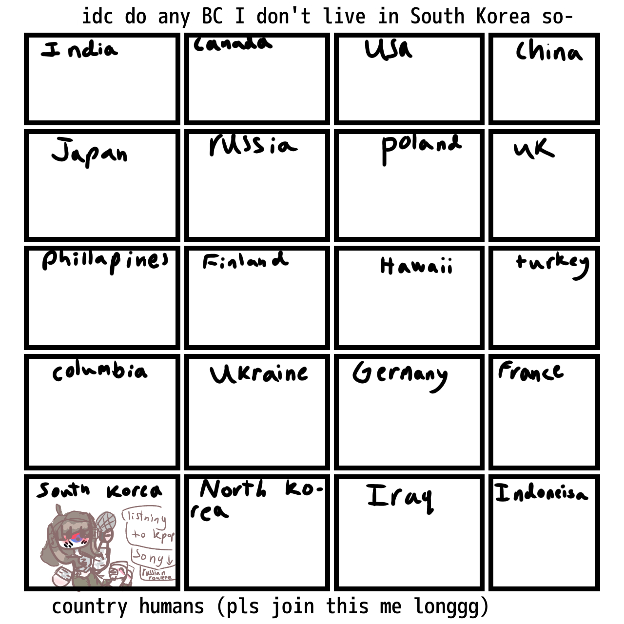 COUNTRY HUMANS COLLAB! - ibisPaint