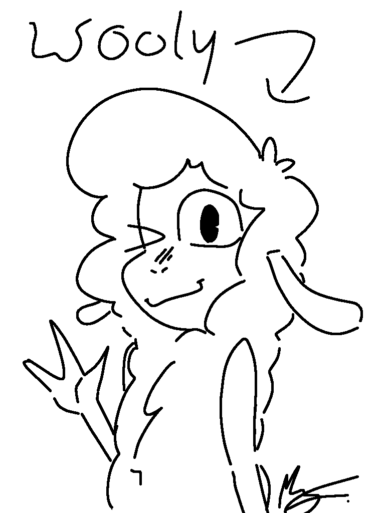 Wooly from amanda the adventurer.. - ibisPaint