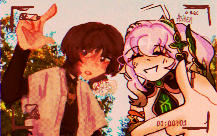 collab with asher!! - ibisPaint