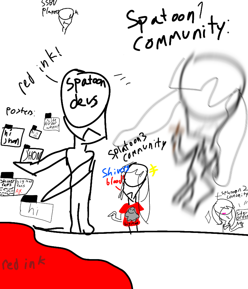 splatoon when red ink; - ibisPaint