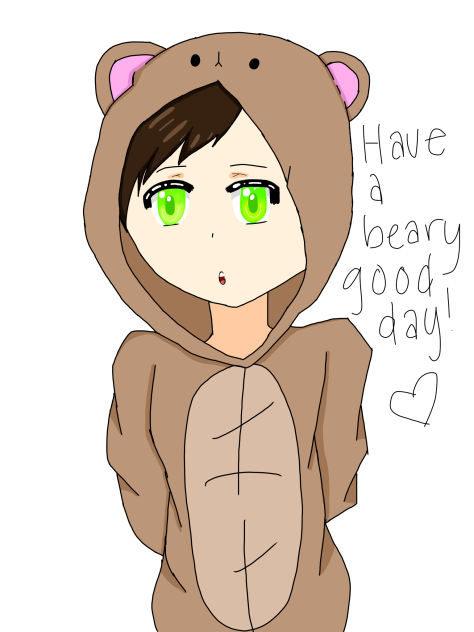Beary Good Drawing - ibisPaint