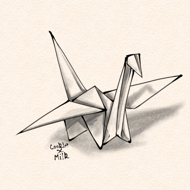 Paper Crane - ibisPaint