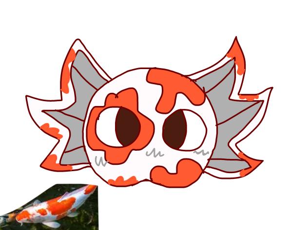 Koi fish mask idea lol - ibisPaint