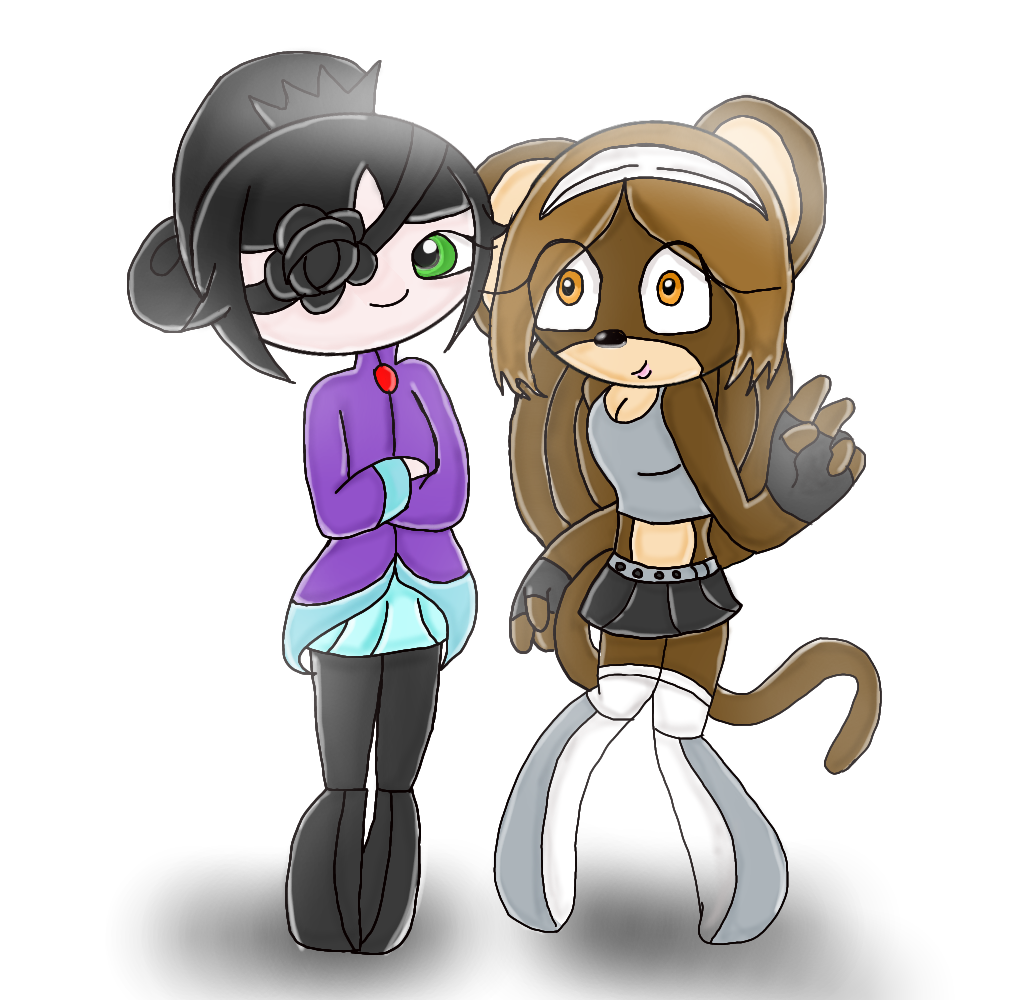 Lassie and Bagel - ibisPaint