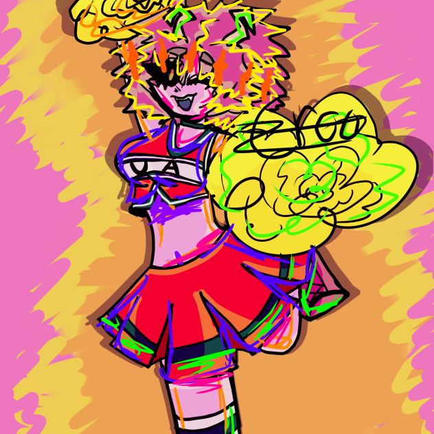 Mina Ashido Cheer - ibisPaint