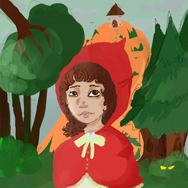 Little red riding wood 🪵 - ibisPaint