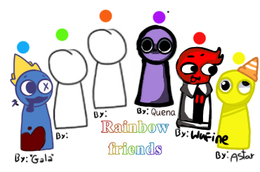 Rainbow friends collab - ibisPaint
