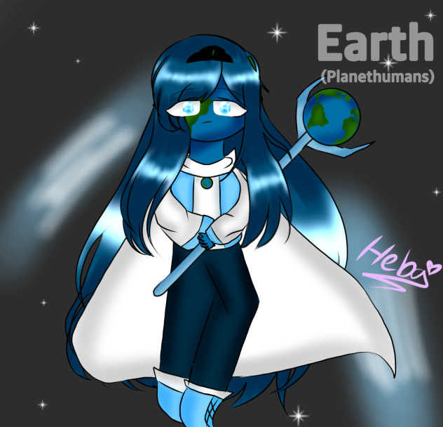 Queen Earth (planethumans) - ibisPaint