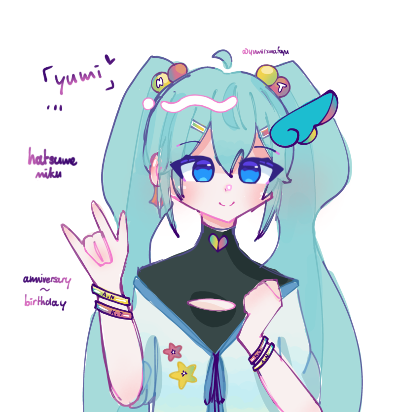miku oc anniversary - ibisPaint