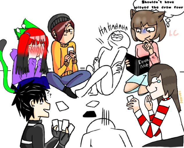 collaboration of a card game xd - ibisPaint