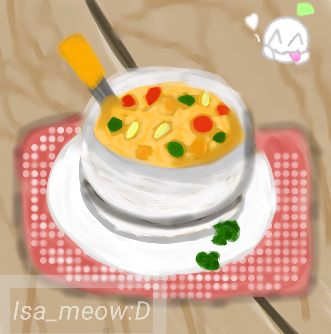 vegetable soup - ibisPaint