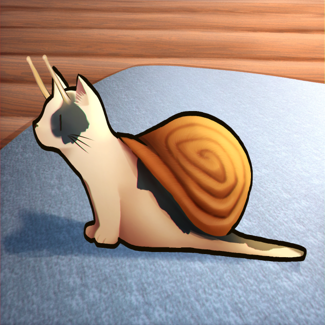 cat snail - ibisPaint
