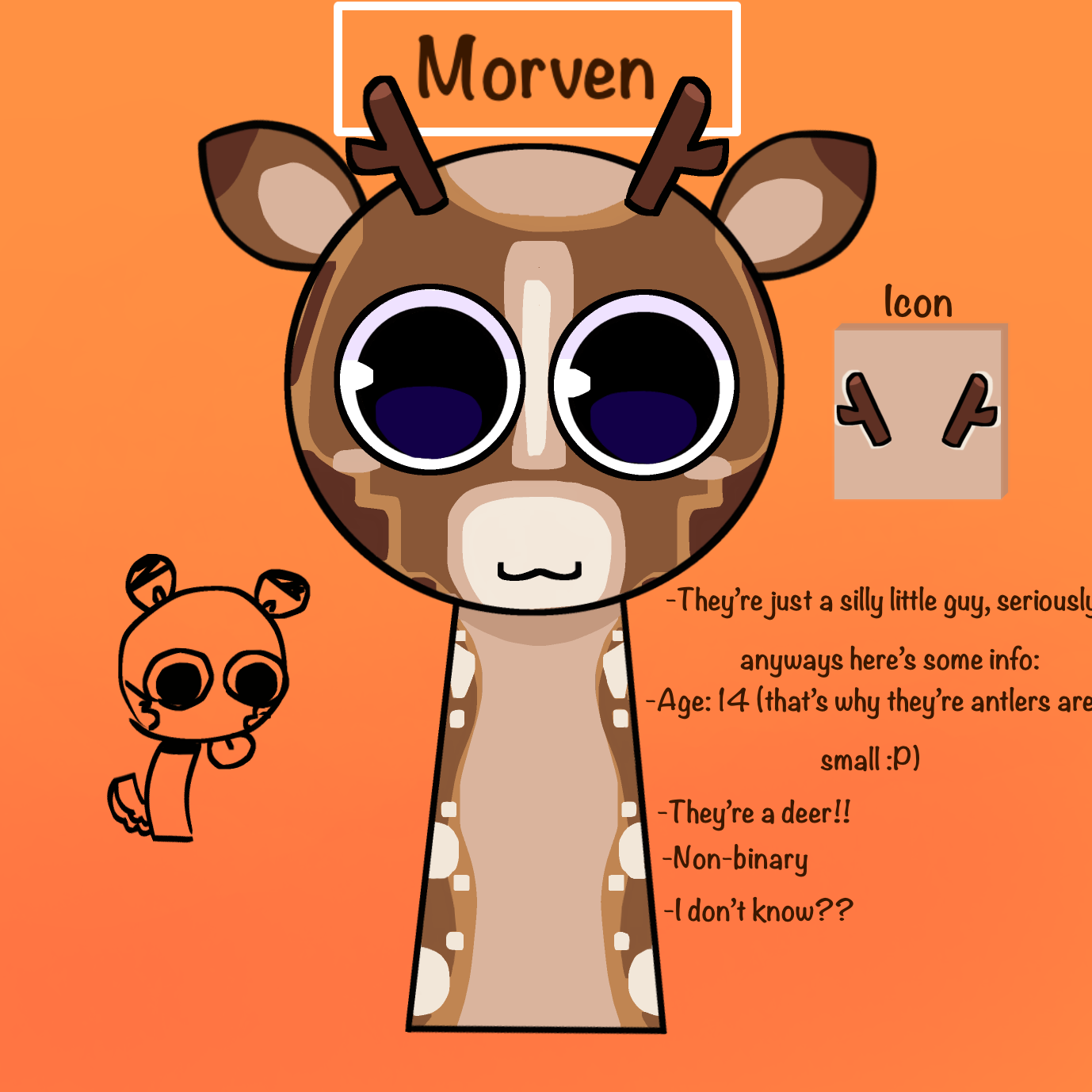 Silly deer sprunki oc - ibisPaint