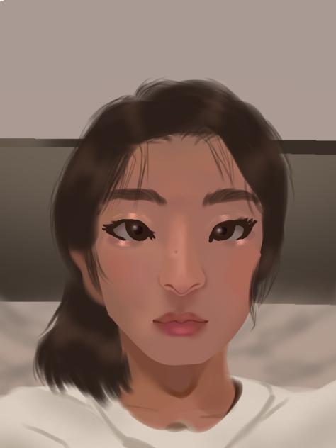 She's js chilling in her room3 - ibisPaint