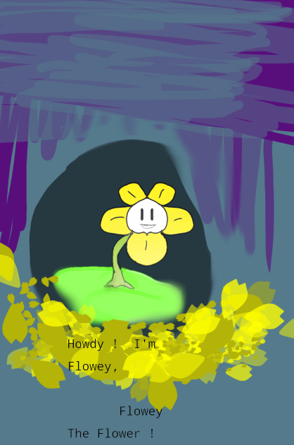 Flowey The Flower Undertale - ibisPaint