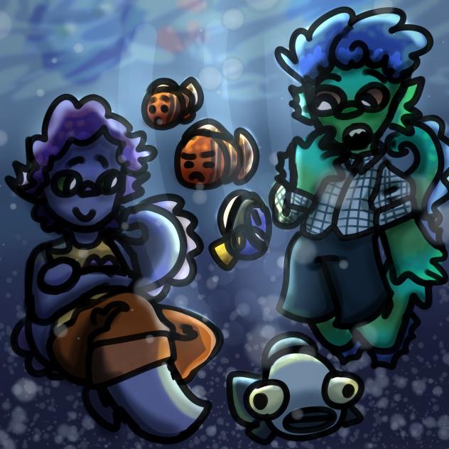 Finding Nemo x Luca - ibisPaint