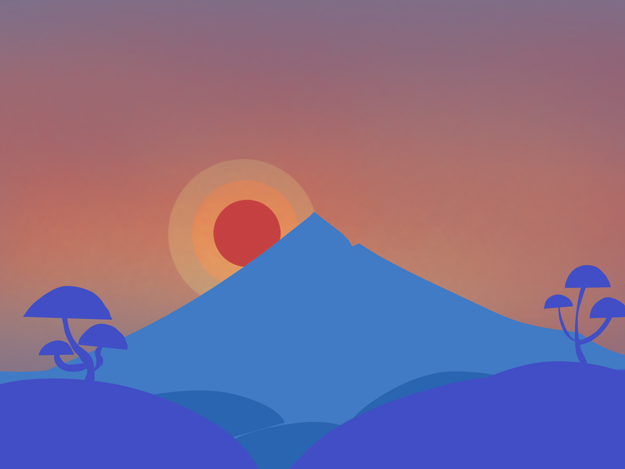 IBM1711 sunrise simple design - ibisPaint