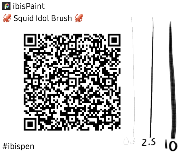 Squid Idol Brush - ibisPaint