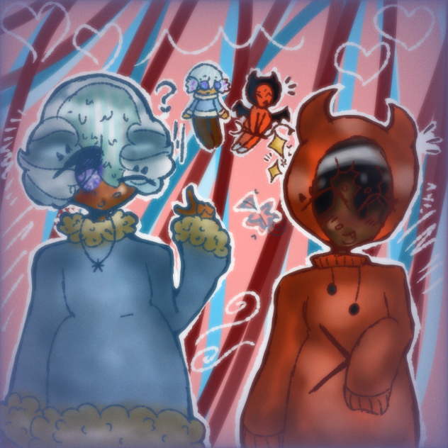 Devil cookie & Snow sugar cookie! - ibisPaint