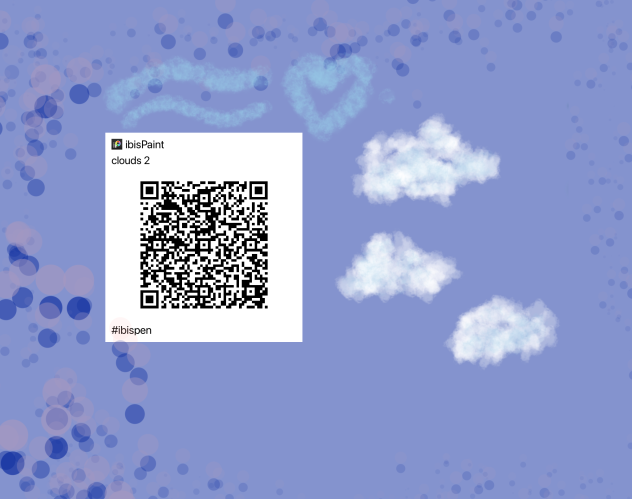Qr brush for fluff clouds - ibisPaint