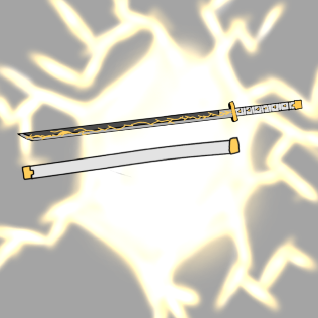 Zenitsu’s nichirin sword - ibisPaint