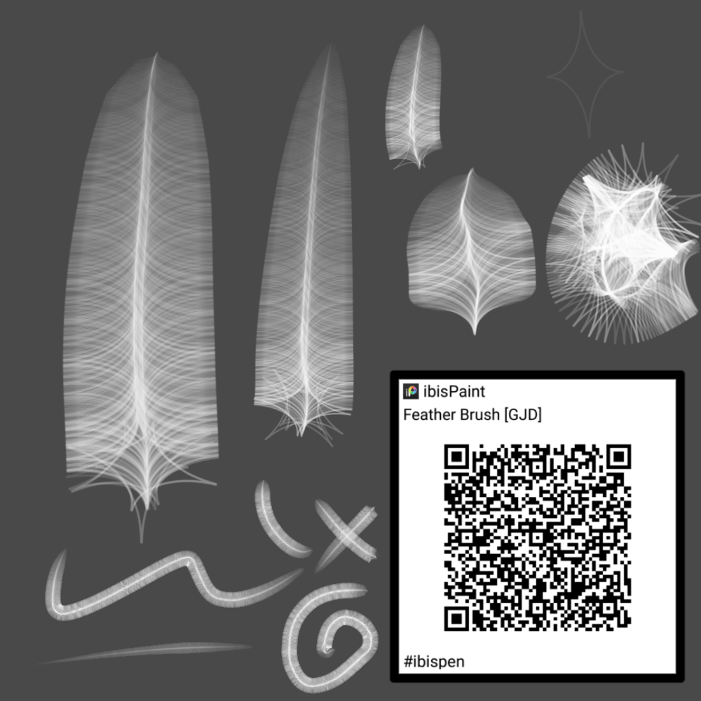 Feather Pen Brush - ibisPaint